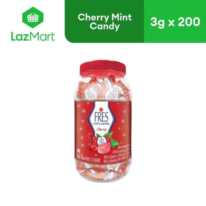 Fres Mint Candy - Cherry Flavor 3g x 200pcs | Lazada PH