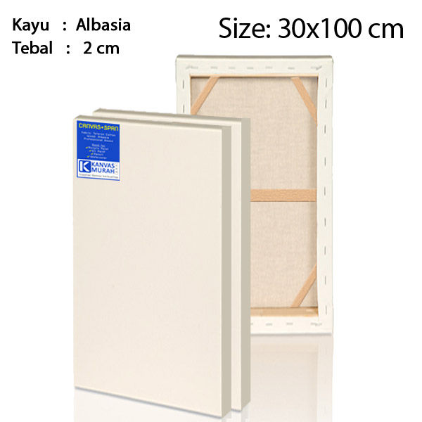 Kanvas Spanram Untuk Melukis Ukuran 30x100 cm | Lazada Indonesia