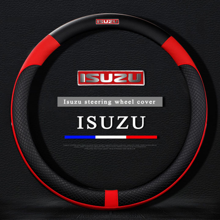 Fit all Isuzu Car Steering Wheel Cover Artificial Leather Steering ...