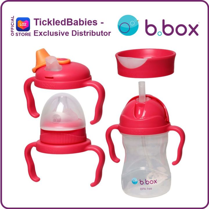 bbox Transition Value Pack, 240ml / 8oz ( b.box toddler baby Sippy Straw cup , Spout lid ...