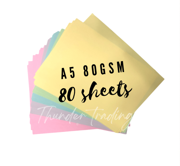 STANDARD COLOUR PAPER A5/A4 100SHEETS 80GSM | Lazada Singapore