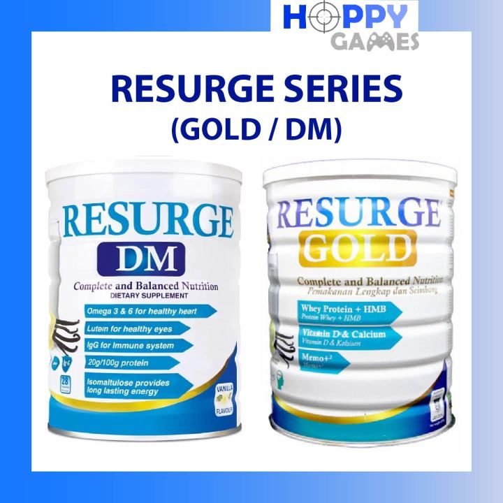 [SG STOCKS] Resurge Gold Resurge DM Adult Milk Powder Vanilla Coffee ...