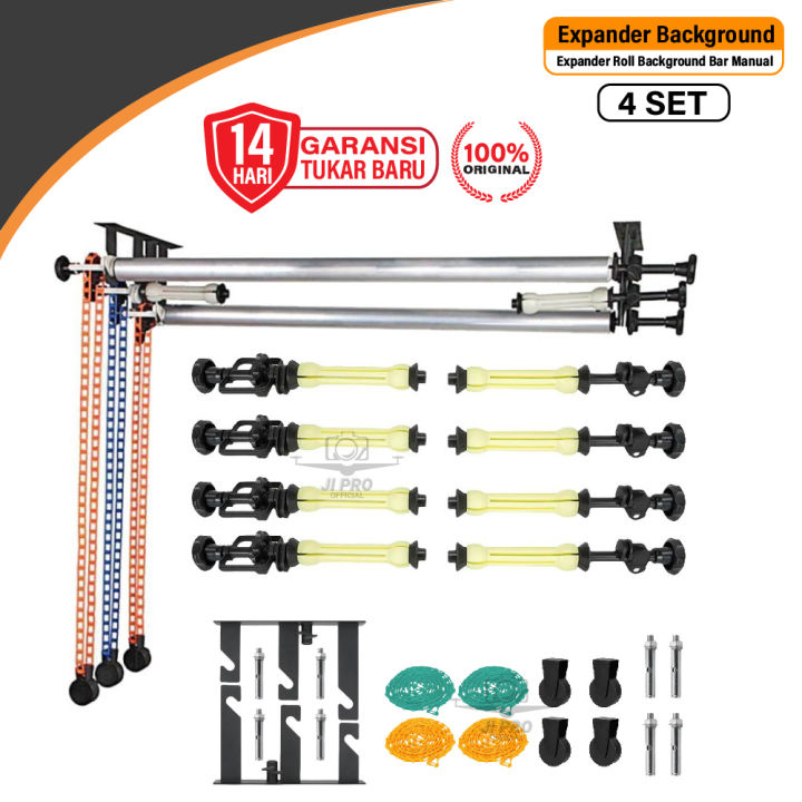 Expander Roll Background Bar Manual 3 - 4 set Original Studio Foto ...