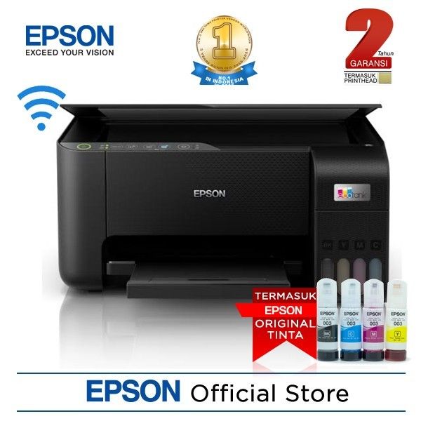 Printer Epson L3250 Print Scan Copy Wireless RESMI | Lazada Indonesia