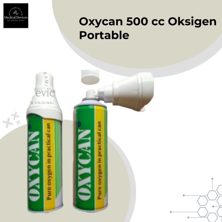 OXYCAN 500 CC OKSIGEN PORTABLE / Tabung oksigen kecil Alat uap sesak ...