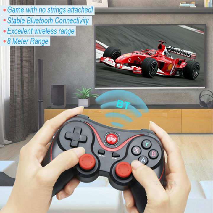 Gamepad จอยเกมบลูทูธไร้สาย จอยเกม สำหรับโทรศัพท์มือถือสมาร์ทโฟนและแท็บ ...