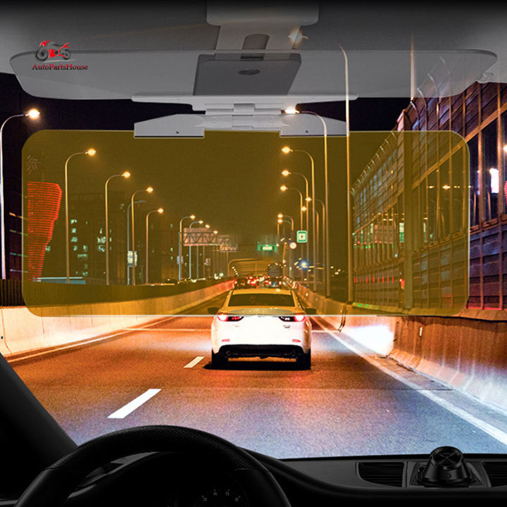 Polarized Sun Visor Anti-Glare 2 in 1 Universal Day and Night Anti ...