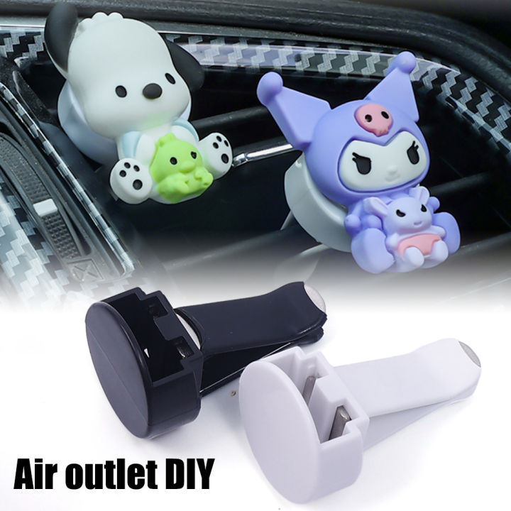DIY Interior Car Care Accessories Stainless Steel Vent Clip Car Outlet ...