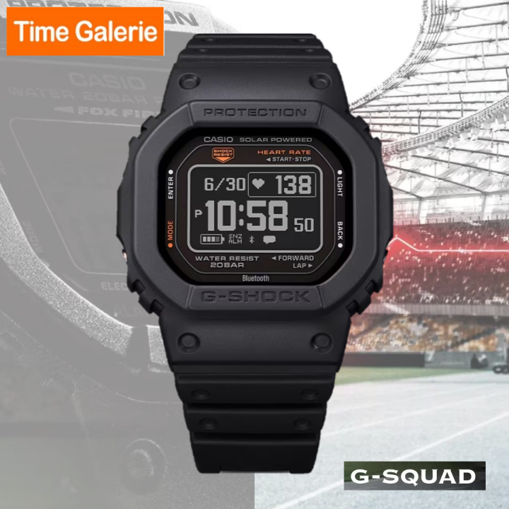 Casio G-Shock G-Squad DW-H5600-1 Black Bio-Based Resin Band Men Sport ...