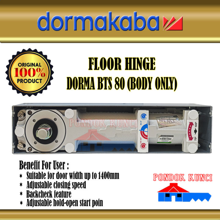 Floor Hinge Dorma BTS 80 / Engsel Tanam Dorma BTS 80 Original | Lazada Indonesia