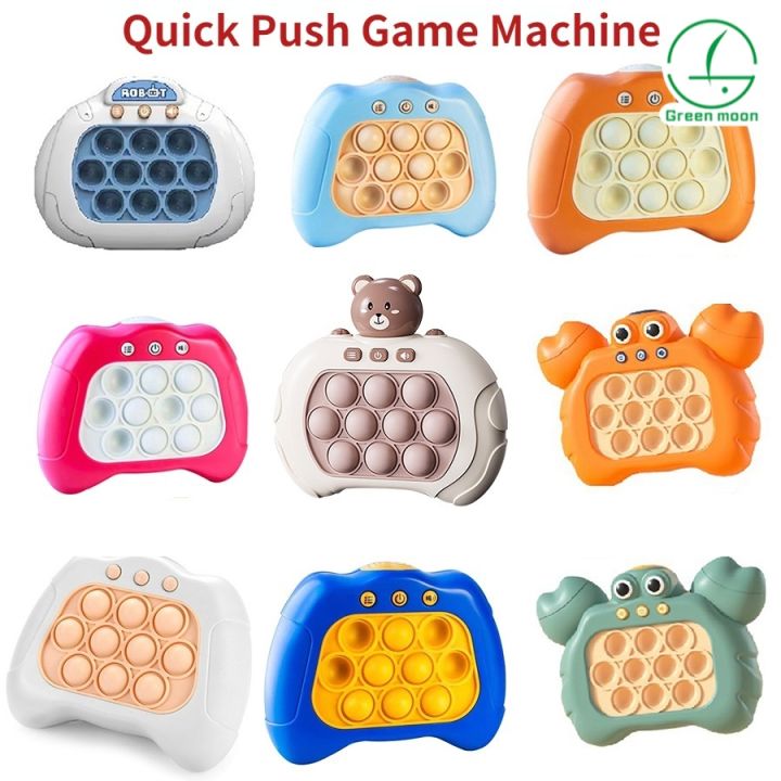 Green Moon 2023 New Push Game Console Pop it Fidget Toys Quick Speed ...