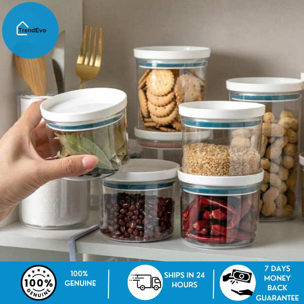 TrendEvo - Kitchen canisters jars food storage container condiments ...