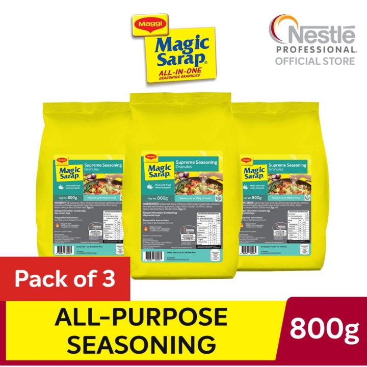 MAGGI MAGIC SARAP Supreme Seasoning 800g - Pack of 3 | Lazada PH
