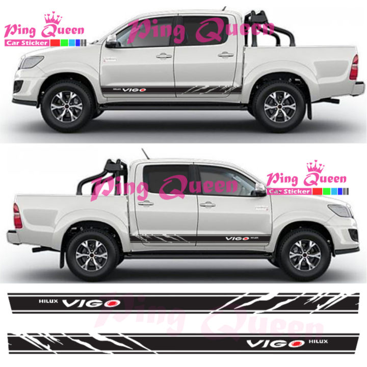 CUTTING STICKER MOBIL HILUX VIGO STICKER LIST MOBILHILUX VIGO | Lazada ...