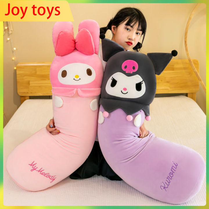 Cartoon Kuromi Long Pillow Plush Toy Doll Melody Stuff Toys For Girls ...