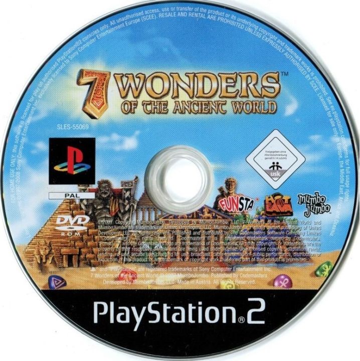 PS2 7 Wonders Of The Ancient World , Dvd game Playstation 2 | Lazada