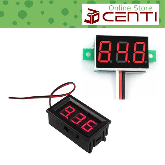Mini Digital Voltmeter 0.36 inch DC 4.5 | Lazada Indonesia