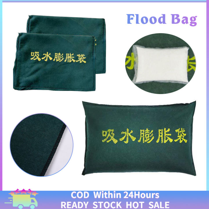 【Ready Stock】Flood Bag Sand Sandbags, Sandless Sandbag Water Absorbent ...