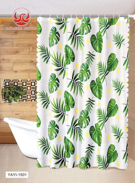 SHOWER CURTAIN WATERPROOF and Moldproof PVC MATERIAL(PLASTIC) 1PC ONLY ...