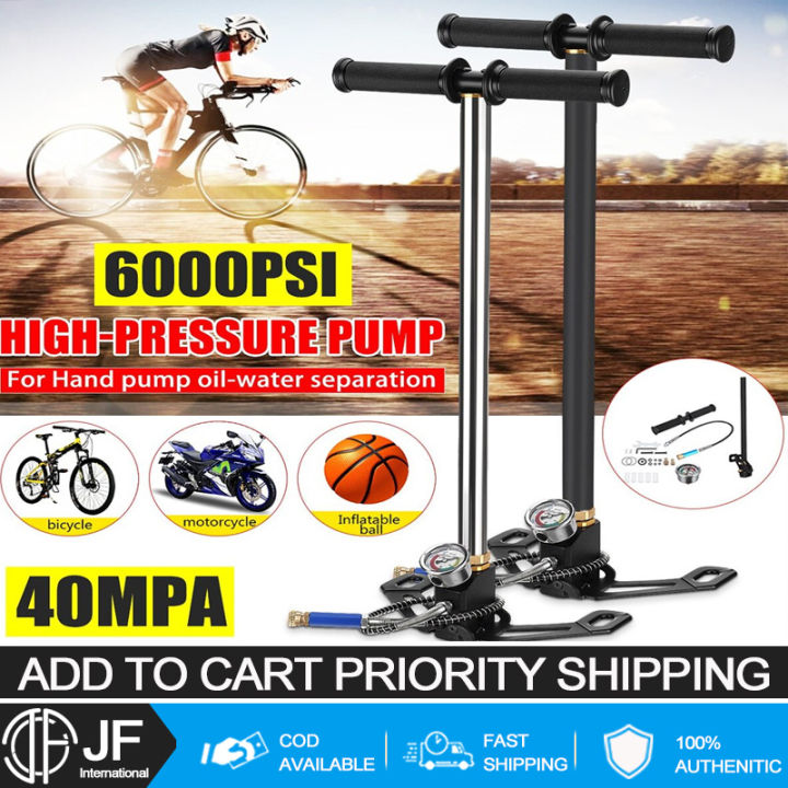 40Mpa 6000Psi pcp pump airgun High Pressure PCP Hand Pump/3 Stage Air ...