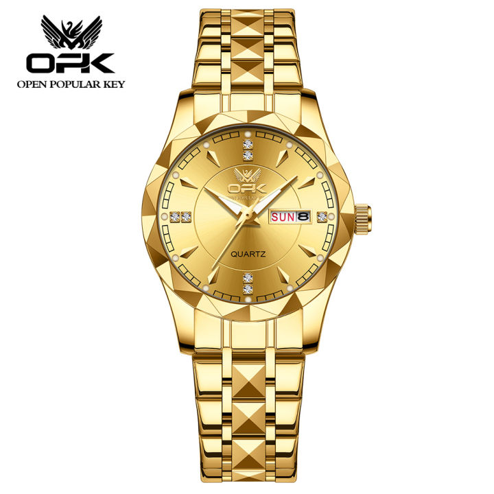 OPK Watch For Women Korean Style Waterproof Luminous Calendar Original ...