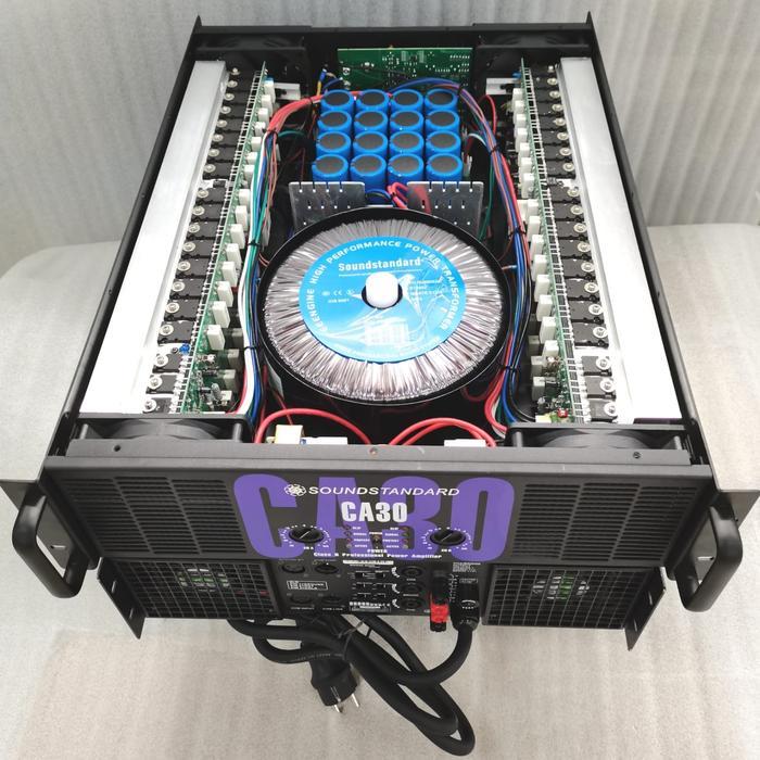 POWER AMPLIFIER SOUNDSTANDARD CA30 CA 30 SOUNDSTANDAR 4 KIPAS BODY ...