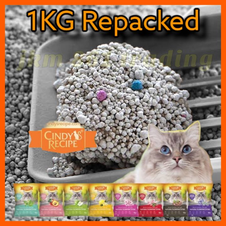 Cat Litter Sand (1 kilo) CINDY's Bentonite Clumping Litter 1KG Trial ...