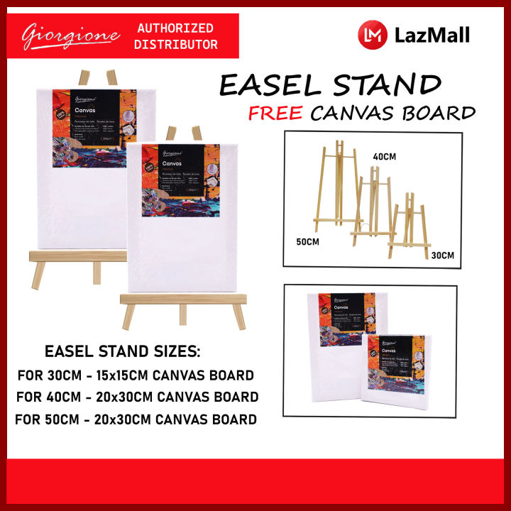 Table Stand Easel Stand With Canvas Board | Lazada PH