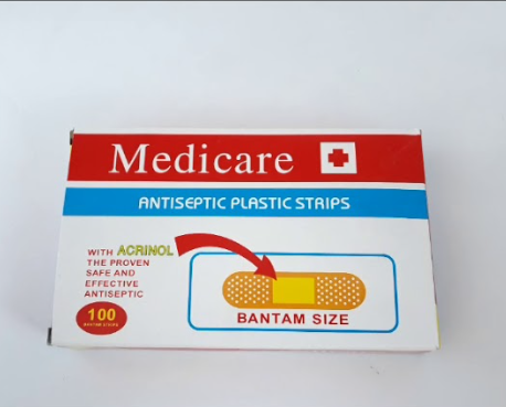 100pcs/ 1box Mediplast Antiseptic Medical Plaster Strips adhesive ...