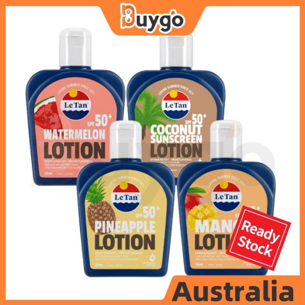 Le Tan SPF 50+ Coconut Sunscreen Lotion Coconut/pineapple/mango ...