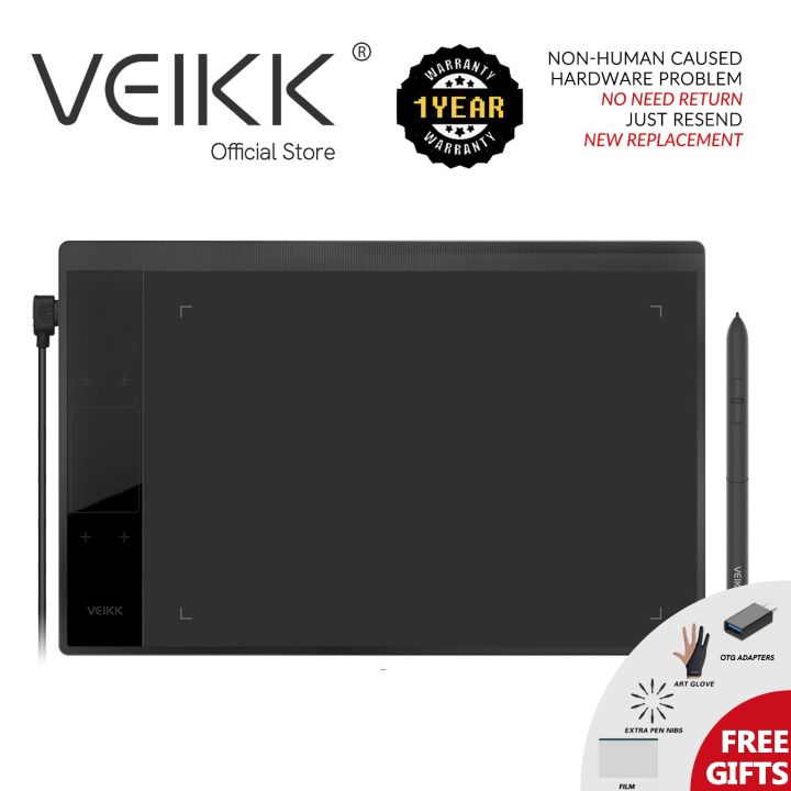 (VEIKK Official store) VEIKK A30 Graphic Drawing Tablet 10 x 6 inch 290 ...