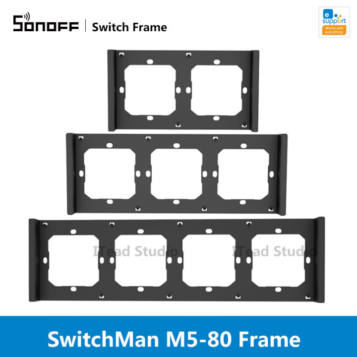 ITEAD SONOFF M5 Wall Switch Frame Type 80 Smart Switch Frame SONOFF ...