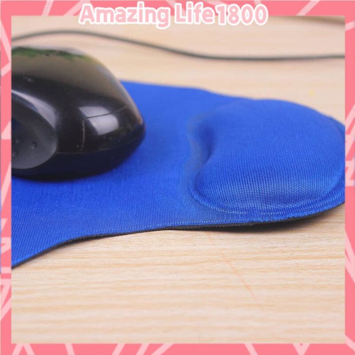 Mouse Pad Comfort Ergonomic with Wrist Protect Soft Pad Laptop Notebook ...