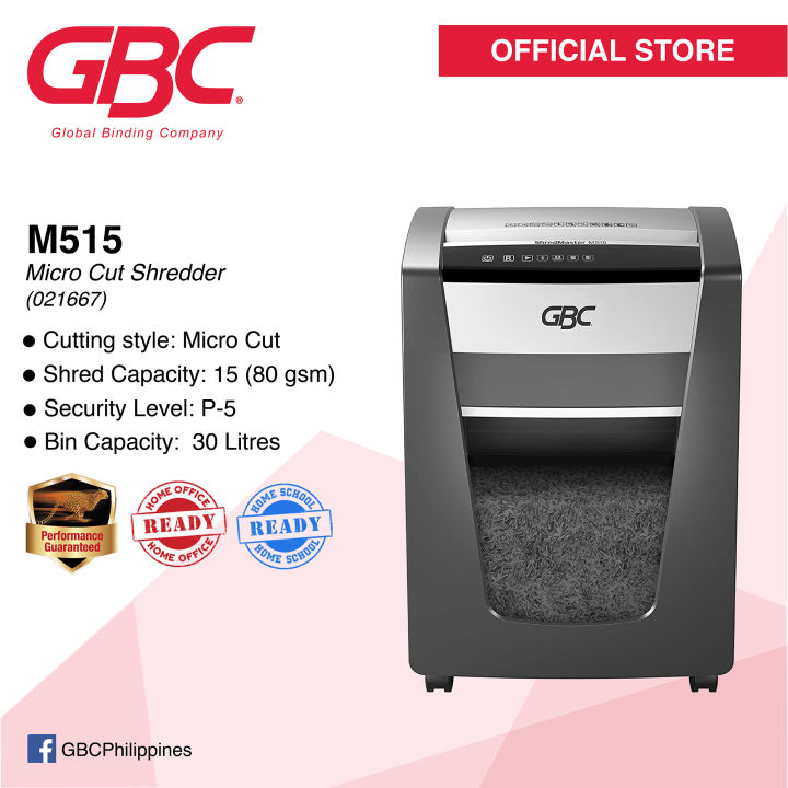 GBC Shredmaster | Micro Cut Paper Shredder | Model # M515 | Lazada PH