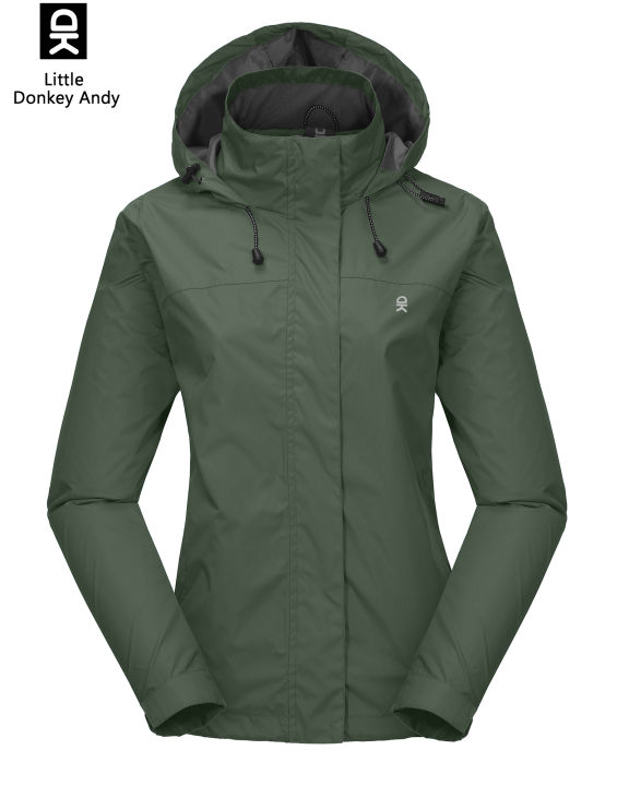 Jackets For Women Women's Waterproof Rain Jacket - Lightweight, Hooded ...