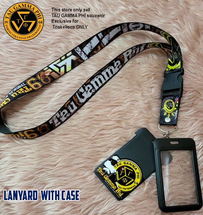 Tau Gamma Phi Lanyard Neck Strap Triskelion ID Lace | Lazada PH