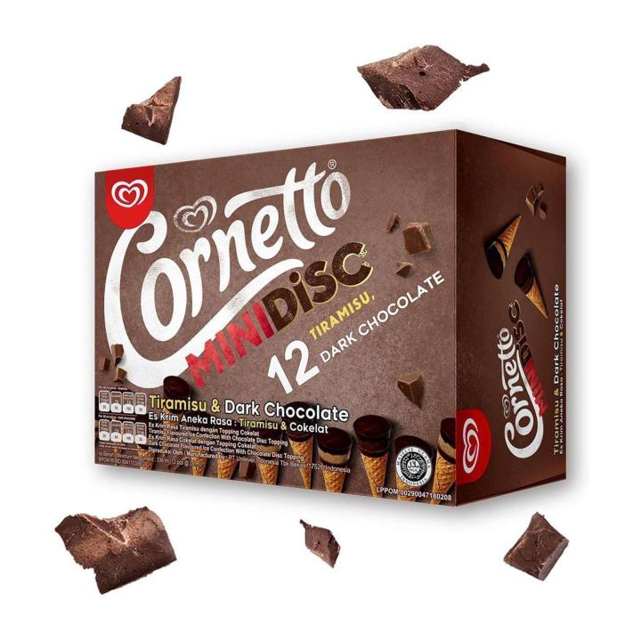 CORNETTO Mini Tiramisu And Dark Chocolate Multipack - Ice Cream ...