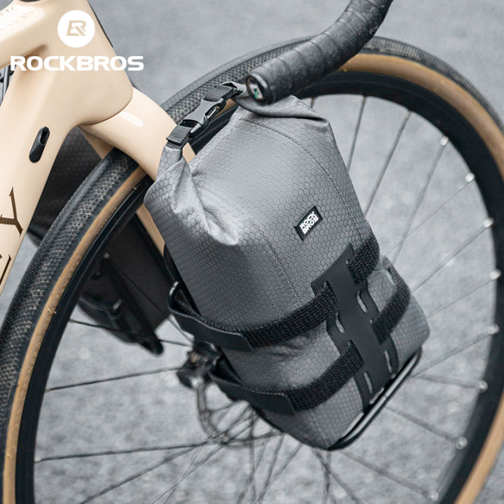 ROCKBROS Bicycle Front Fork Bag Waterproof 2.7L Large Capacity Cycling ...