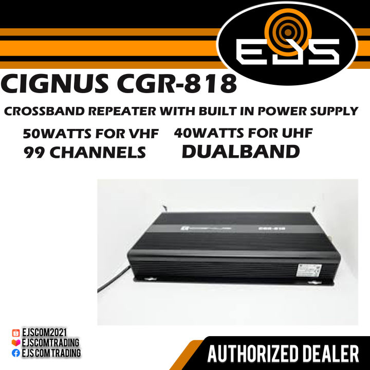 CGR-818 Repeater Crossband repeater with built in power supply | Lazada PH
