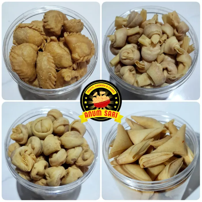 Cemilan Kue Kering Sarikaya Toples (Sumpia Udang, Samosa, Sigeulis ...