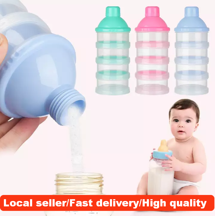 [SG Ready Stock] Kids Feeding 4 Layers Milk Powder Box Portable Feeding ...