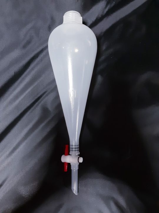 Separating funnel PLASTIC PP กรวยแยกพลาสติก 100ml polylab #VPW1108/1 ...