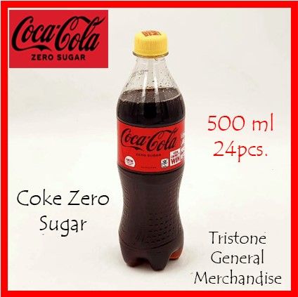 Coke Zero 500ml (24pcs) | Lazada PH