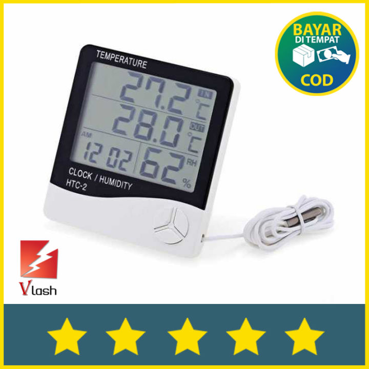 Alat Pengukur Kelembaban Udara dan Suhu Udara Harga Murah - Dilengkapi ...
