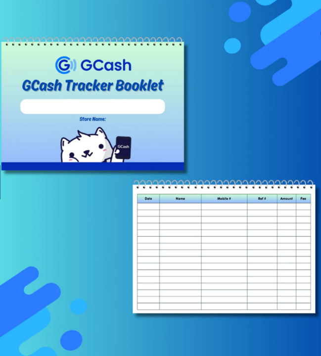 GCash/Paymaya/ELoad Tracker Booklet with Cash In/Cash Out Charge Rate ...