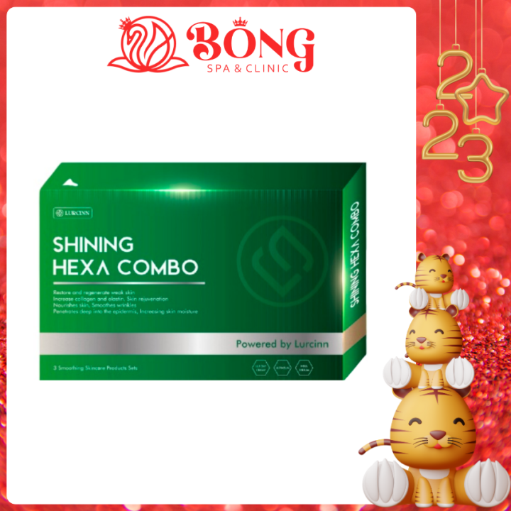 [NEW 2023] Combo Shining Hexa Lurcinn - giúp da căng bóng chỉ sau 7 ...