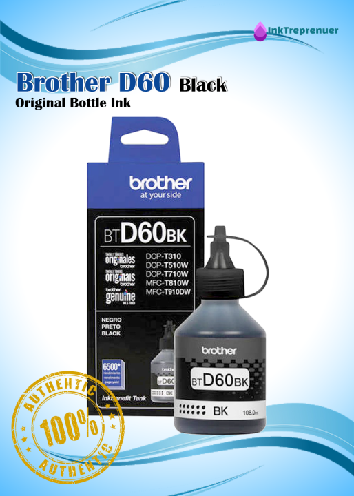 Brother BTD60BK Genuine BT Ink | Lazada PH