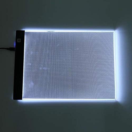 A4 LED Art Stencil Drawing Board ศิลปินบาง Light Tracing Table Pad ...