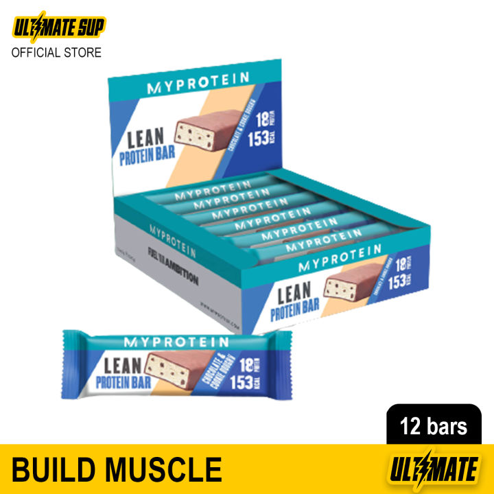 MyProtein, Lean Protein Bar, Build Muscle, 12 Bars | Lazada Singapore