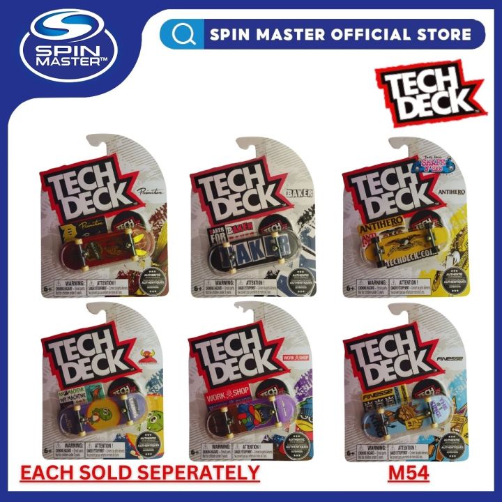 Tech Deck 96mm Basic Board 2025 M54, M55 Mini Fingerboard Skateboard ...